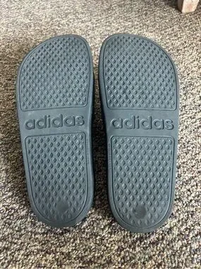 adidas | Shoes | Mens 6 Womens 7 Nwot Adidas Black Slide Sandals | Poshmark